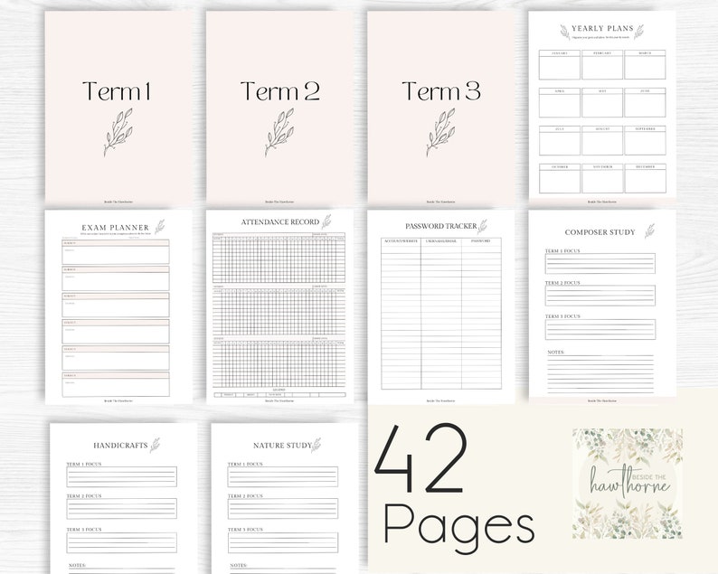 The Ultimate Charlotte Mason Homeschool Planner Undated - Etsy