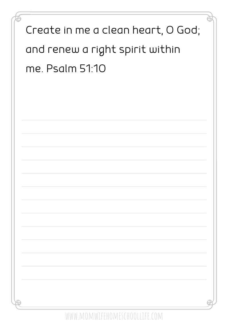 A Full Heart: Copywork for Character | Etsy