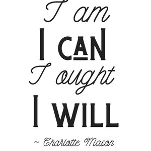 Charlotte Mason Motto Wall Art | Etsy