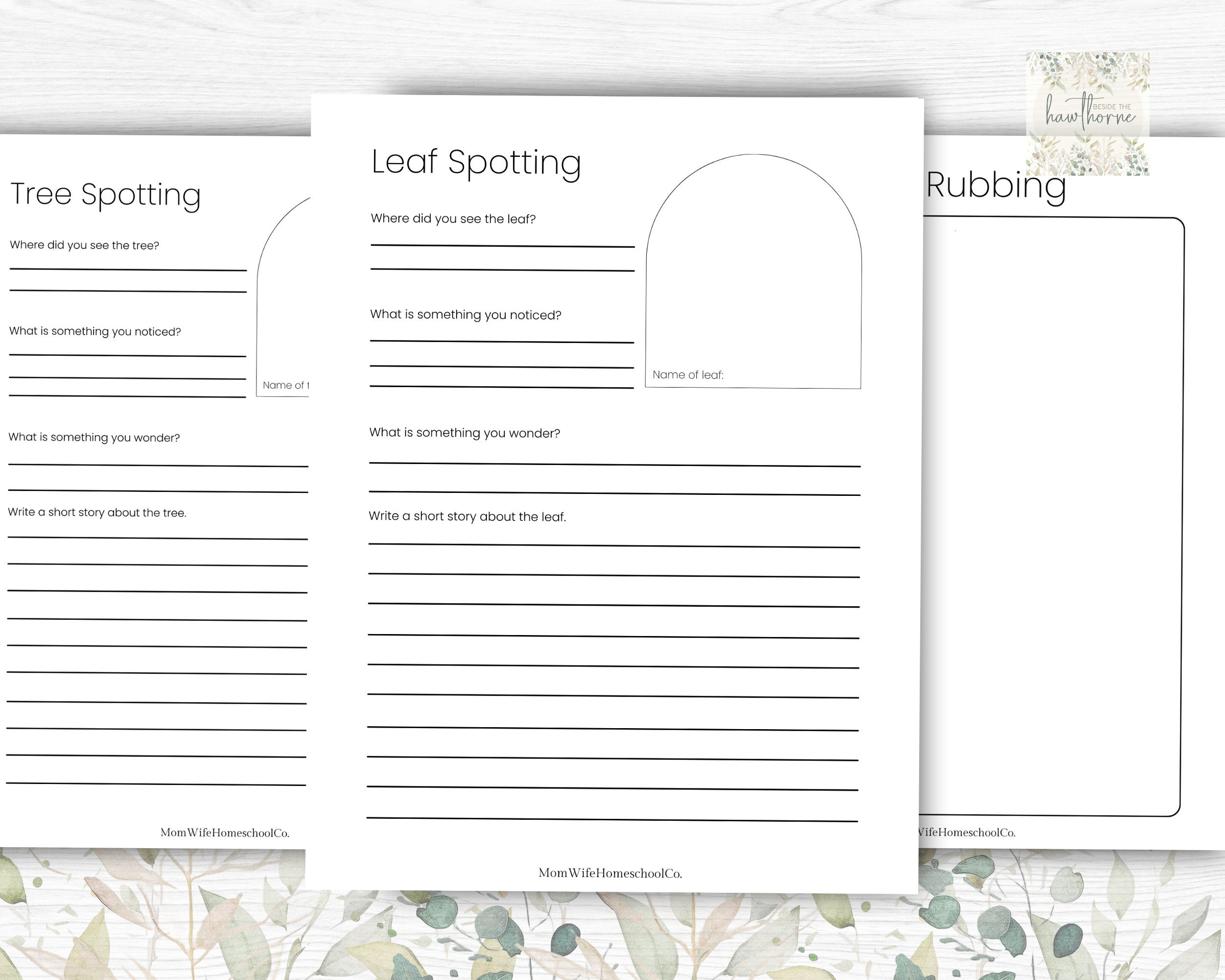 Trees & Leaves Nature Study Unit, Unit Study, Homeschool Curriculum ...