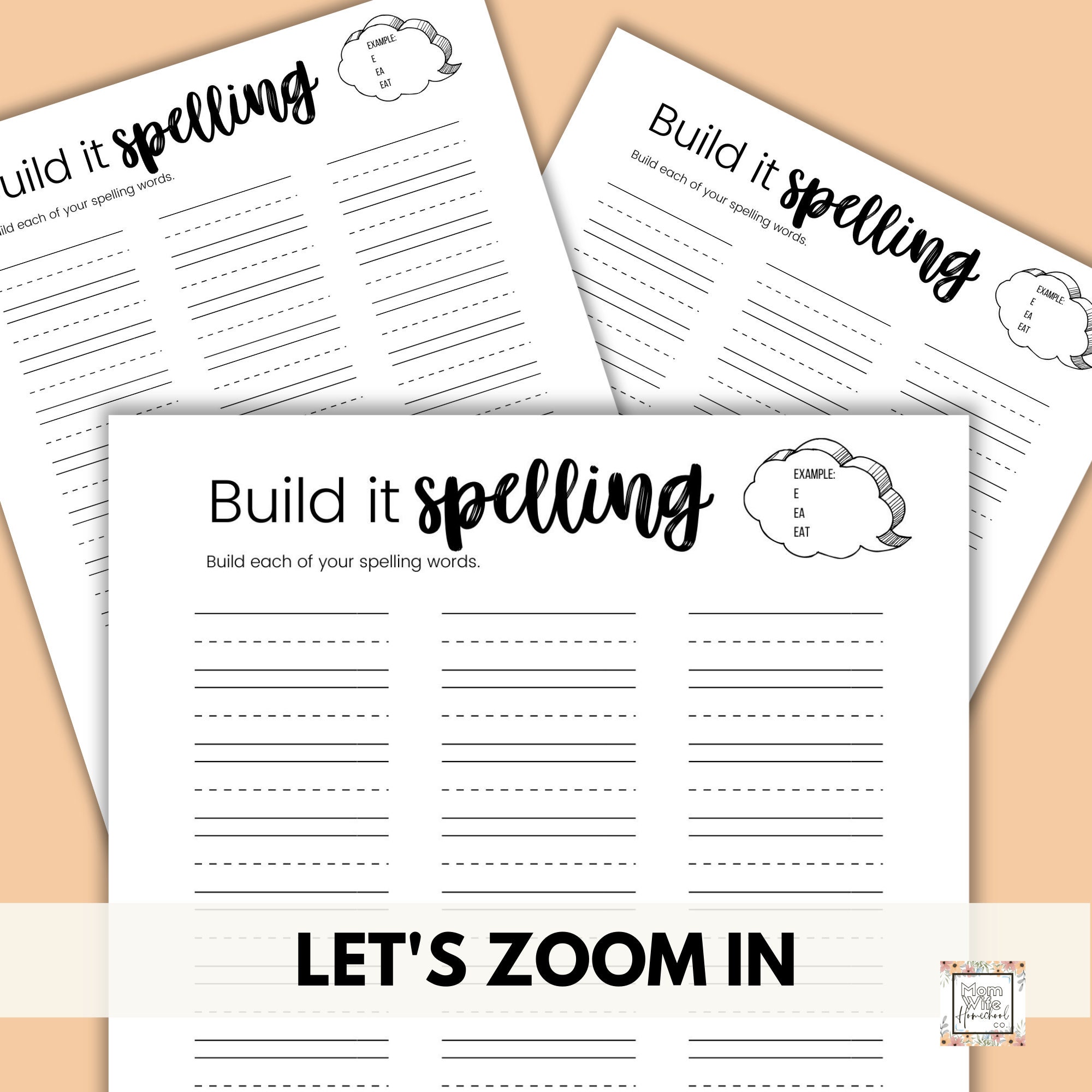 Spelling Practice Worksheets for Kids | Homeschooling Worksheets ...