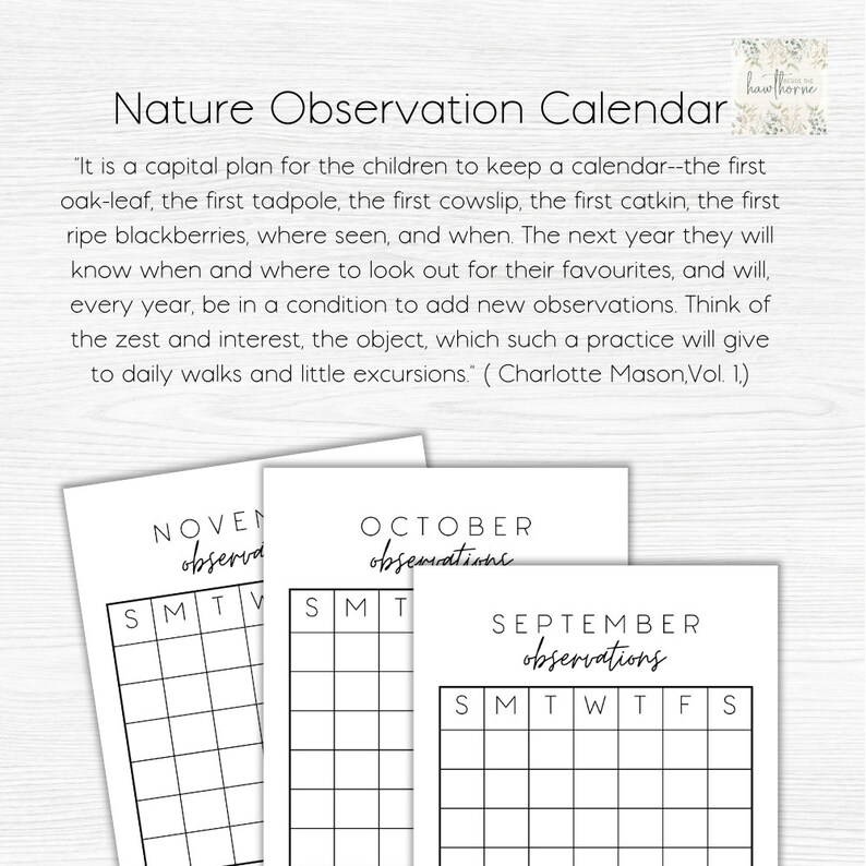 Fall Nature Study, Homeschool Printable, Life Cycle, Fall Activities ...