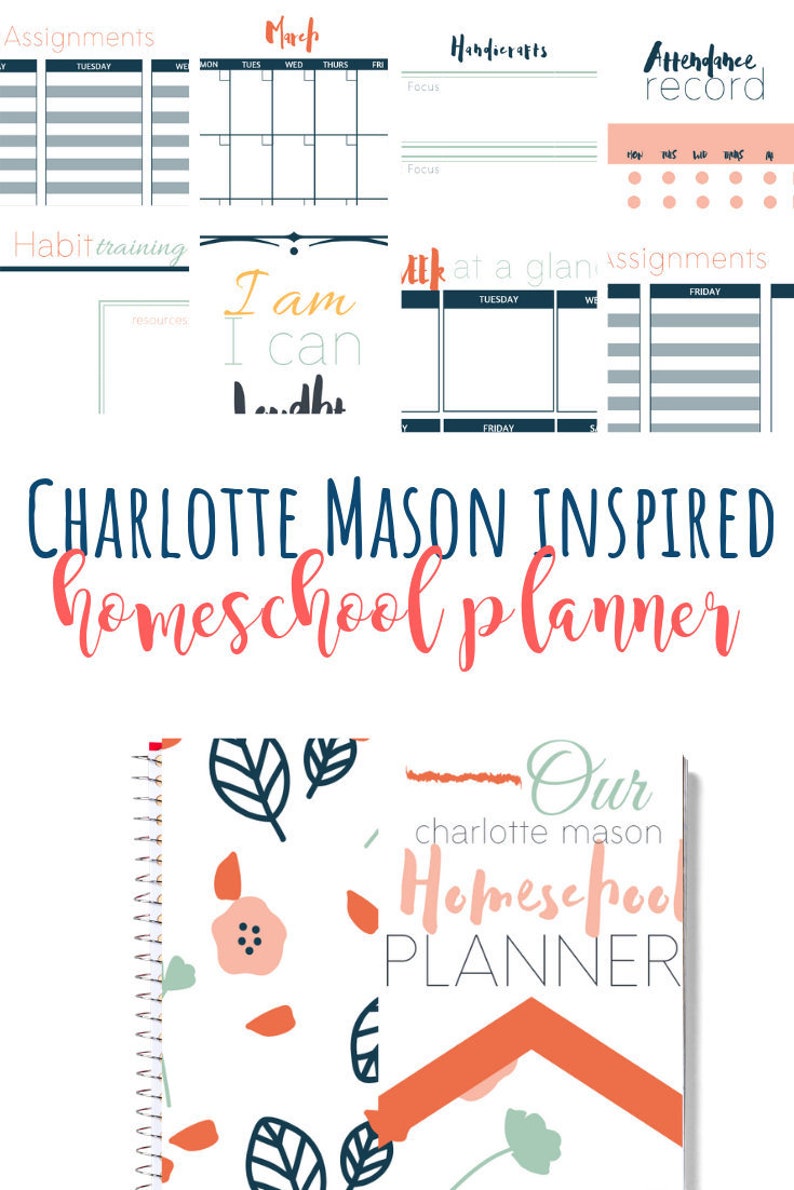 Charlotte Mason Homeschool Planner | Etsy