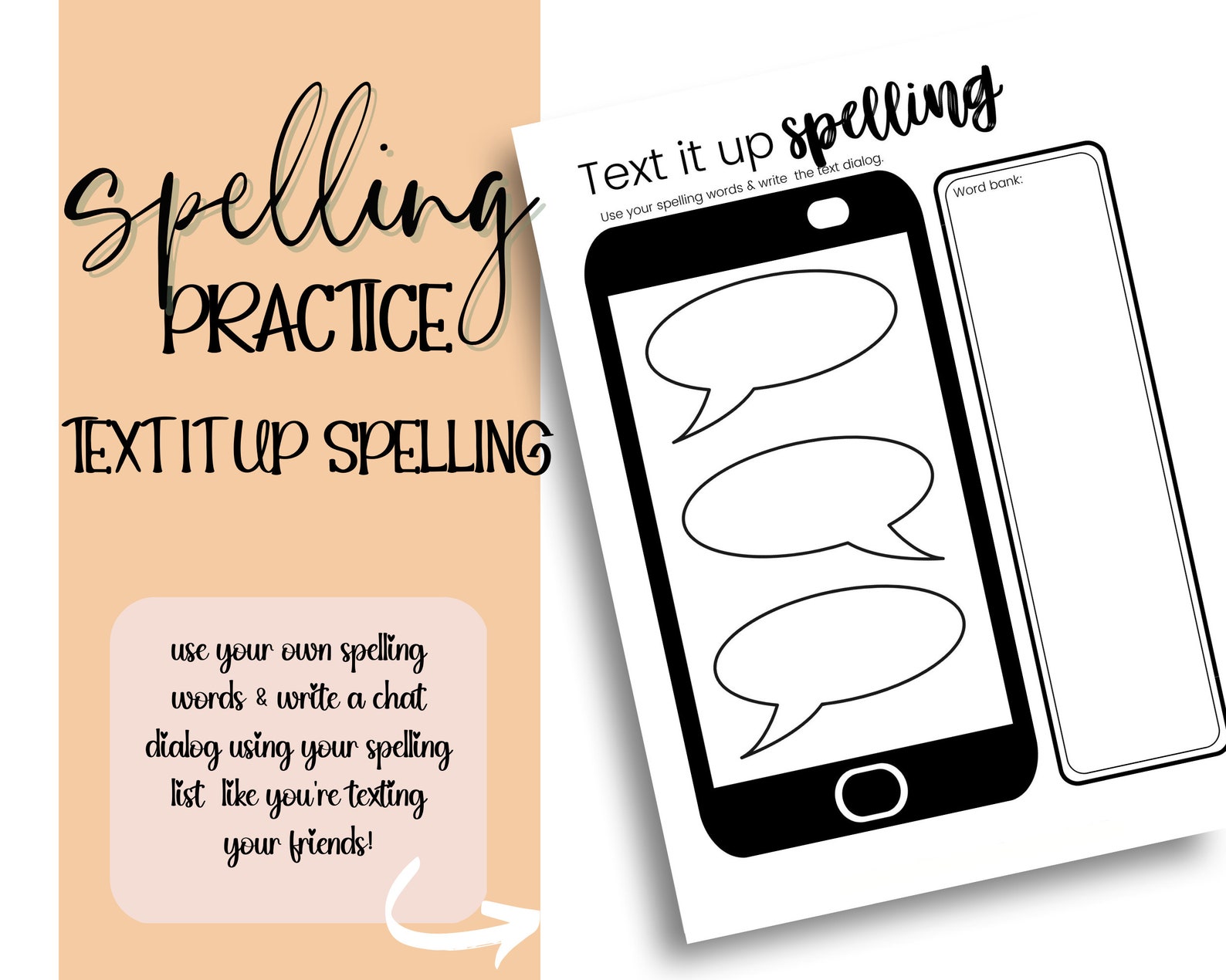 Spelling Practice Worksheets for Kids | Homeschooling Worksheets ...