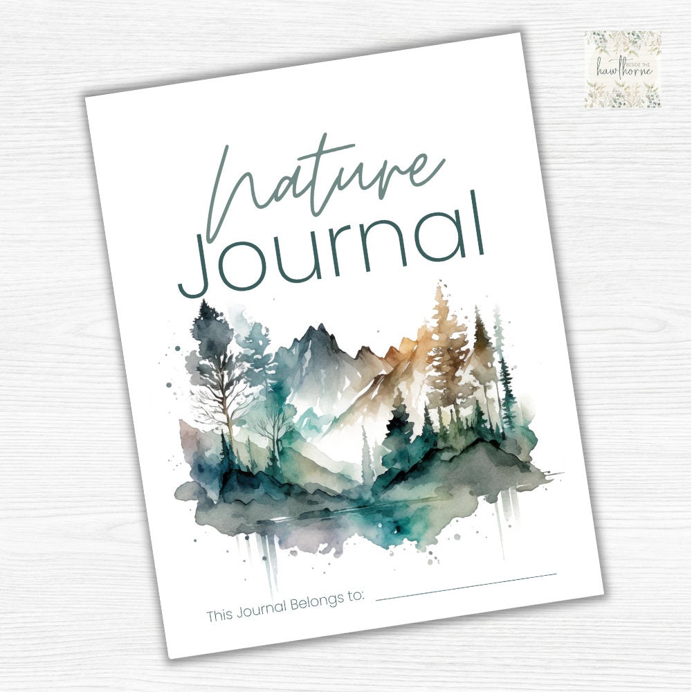 Nature Journal Cover Mountains, Nature Study, Charlotte Mason ...