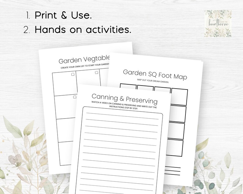 Garden Nature Study Unit, Unit Study, Homeschool Curriculum, Homeschool ...