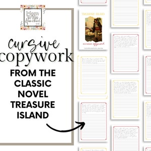 Treasure Island Cursive Copywork Cursive Handwriting Practice ...