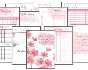 Charlotte Mason Homeschool Planner | Etsy