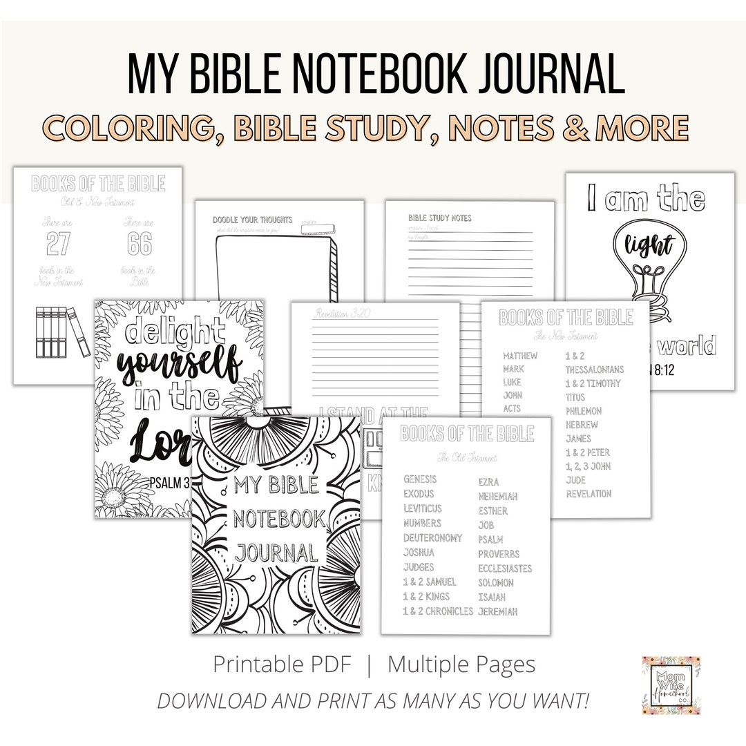 Bible Notebooking Journal for Kids | Homeschool Bible Curriculum, Bible ...