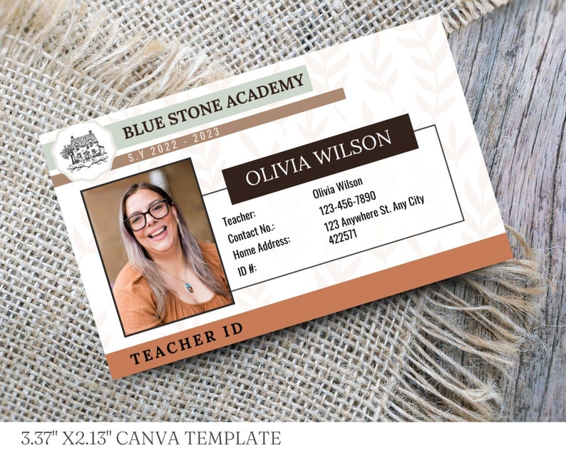 Homeschool Teacher ID- Custom Teacher ID Badge - Printable Homeschool ...