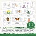 Nature Alphabet Tracing Handwriting Worksheets, Charlotte Mason ...