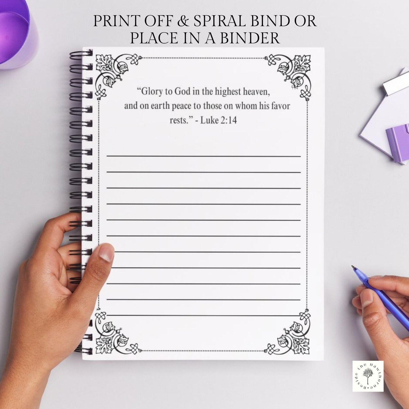 Christmas Scriptures Copywork: Print Bible Copywork | Homeschool ...