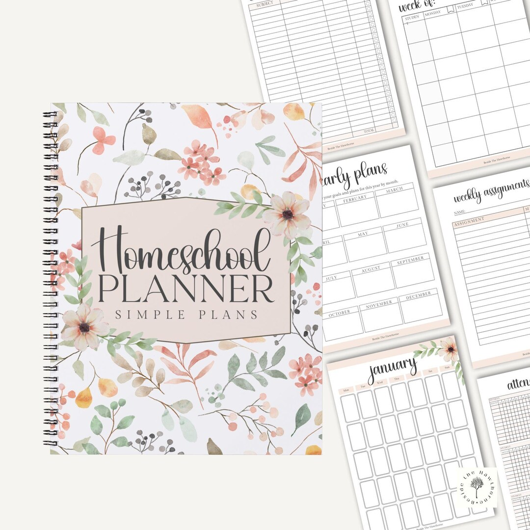 Homeschool Planner for Multiple Kids - Daily Schedule & Lesson Plans ...