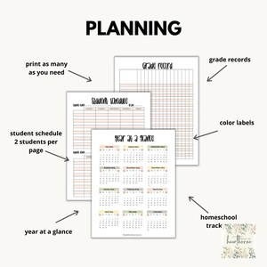 Ultimate Homeschool Planner 2023-2024, Lesson Planner, Academic Planner ...