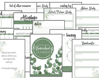 Charlotte Mason Homeschool Planner - Etsy