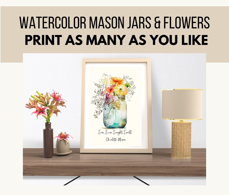 Charlotte Mason Quote Wall Art for Homeschoolers | Charlotte Mason ...