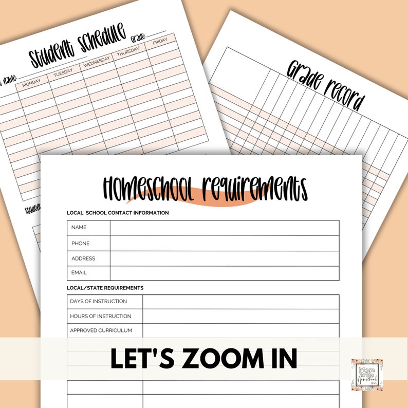 Ultimate Homeschool Planner 2023-2024 Lesson Planner - Etsy