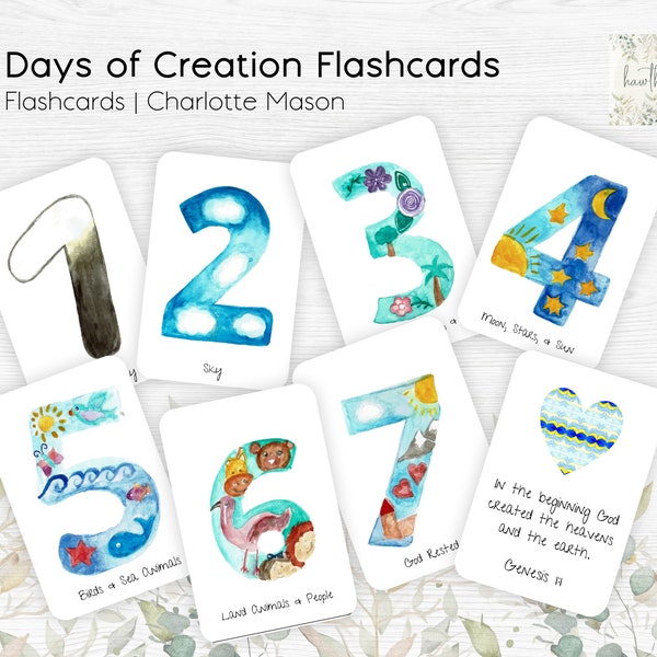 Days of Creation Printable - Etsy