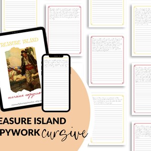 Treasure Island Cursive Copywork Cursive Handwriting Practice ...