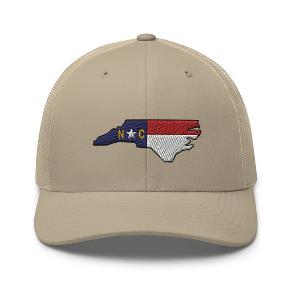 North Carolina State Flag Hat - Etsy