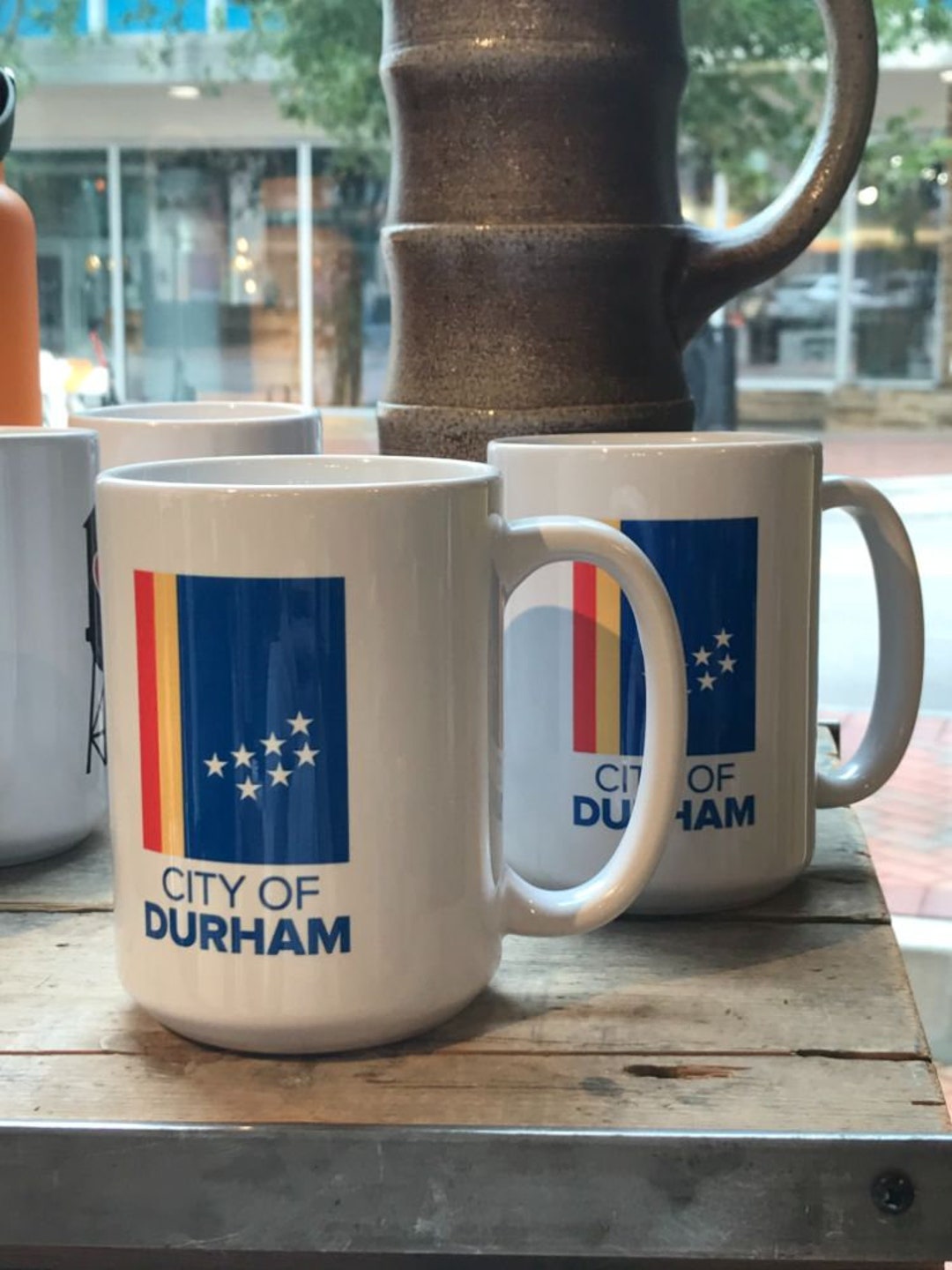 City of Durham Flag Mug - Etsy