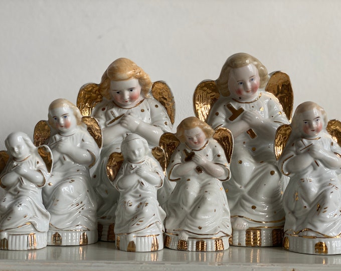 RARE Beautiful, Very Old Collection of Antique Porcelain Guardian ...