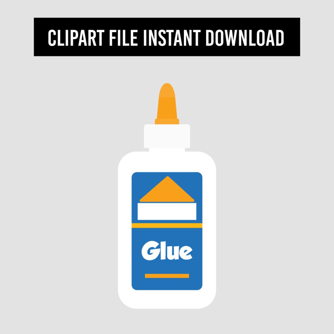Glue Clip Art - Clipart Instant Download - Etsy UK