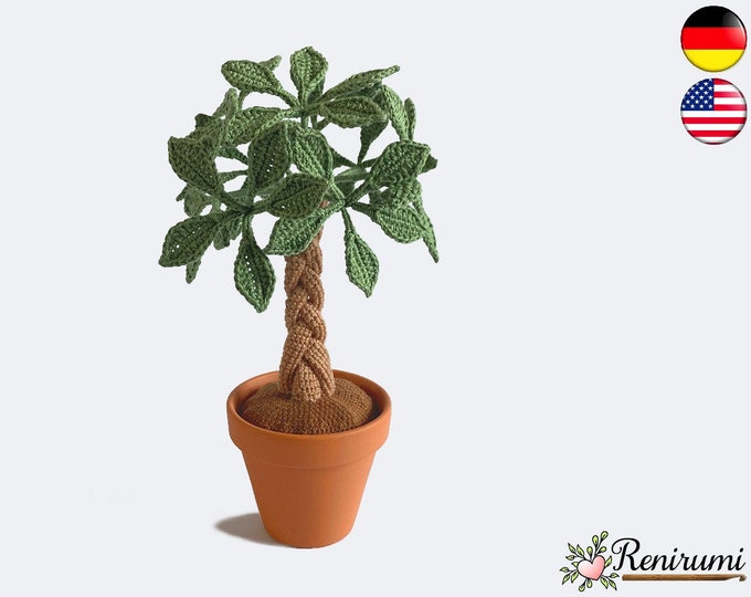 Crochet Pattern Lucky Chestnut • Pot Plant • Renirumi - Etsy