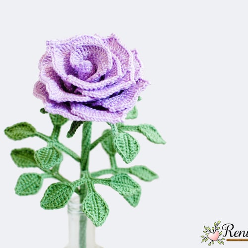 Crochet Rose Pattern Crochet Mini Rose Crochet Flower - Etsy