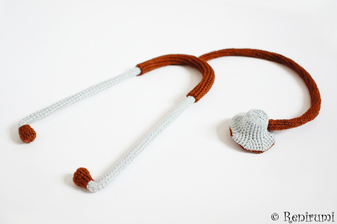Crochet Pattern Stethoscope • Renirumi - Etsy