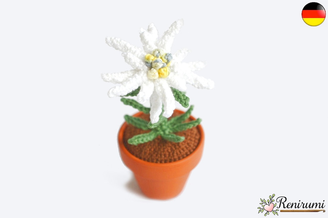 Crochet Pattern Edelweiss • Renirumi - Etsy