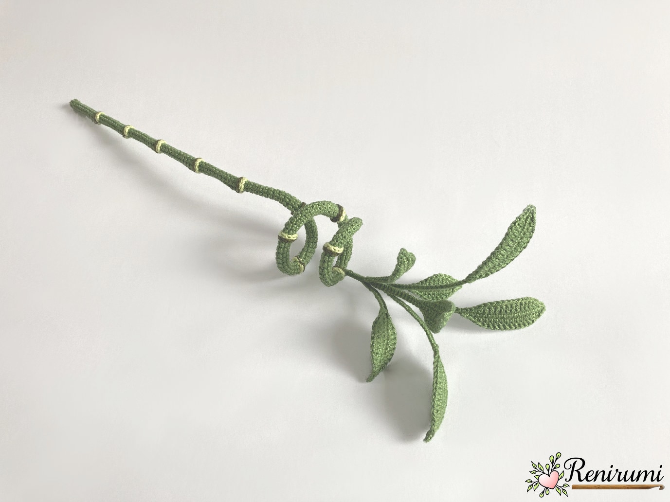 Crochet Pattern Lucky Bamboo Plant Renirumi - Etsy