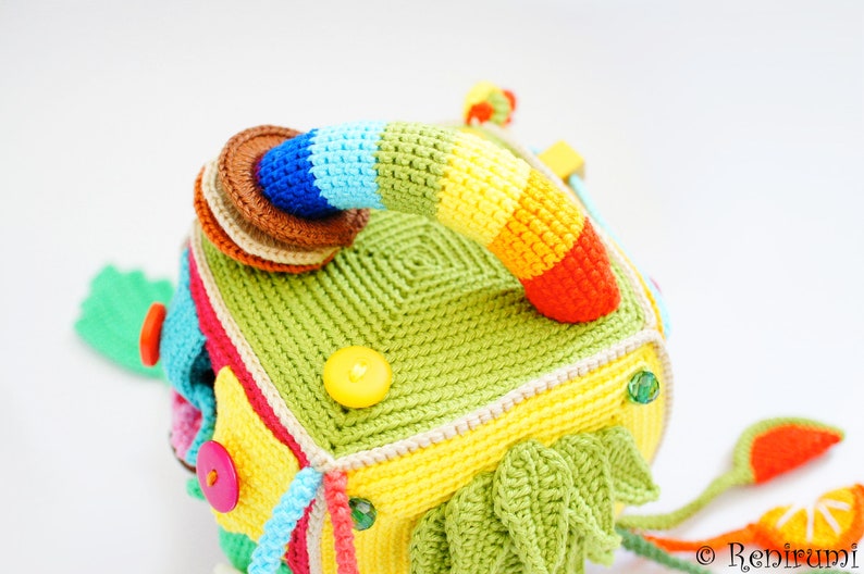 Crochet Pattern Activity Cube • Game Dice • Renirumi - Etsy