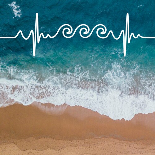 Wave Pulse Vinyl Sticker Vinyl Decal Car Window Decal - Etsy