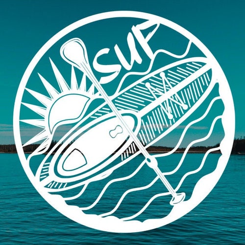 Paddle Board Vinyl Decal Sticker - Etsy
