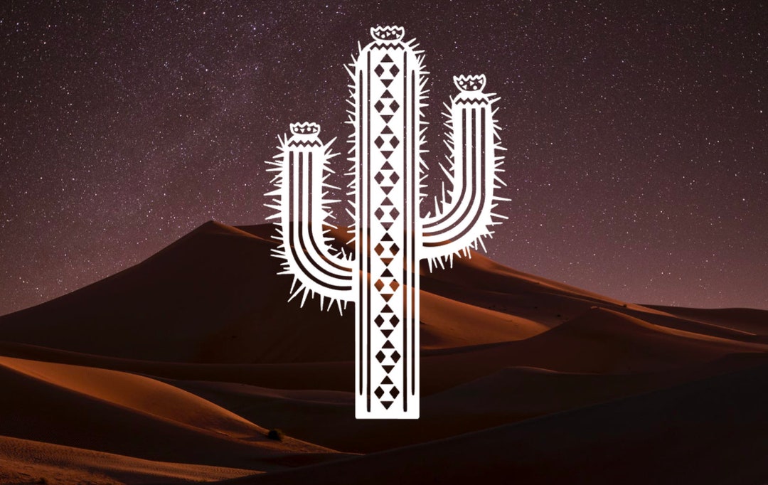 Cactus Vinyl Decal - Vinyl Sticker, Car Window Decal, Yeti Cup Decal ...