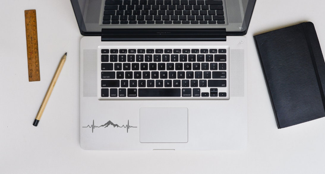 Mountain Pulse Vinyl Decal Vinyl Sticker Car Window Decal | Etsy