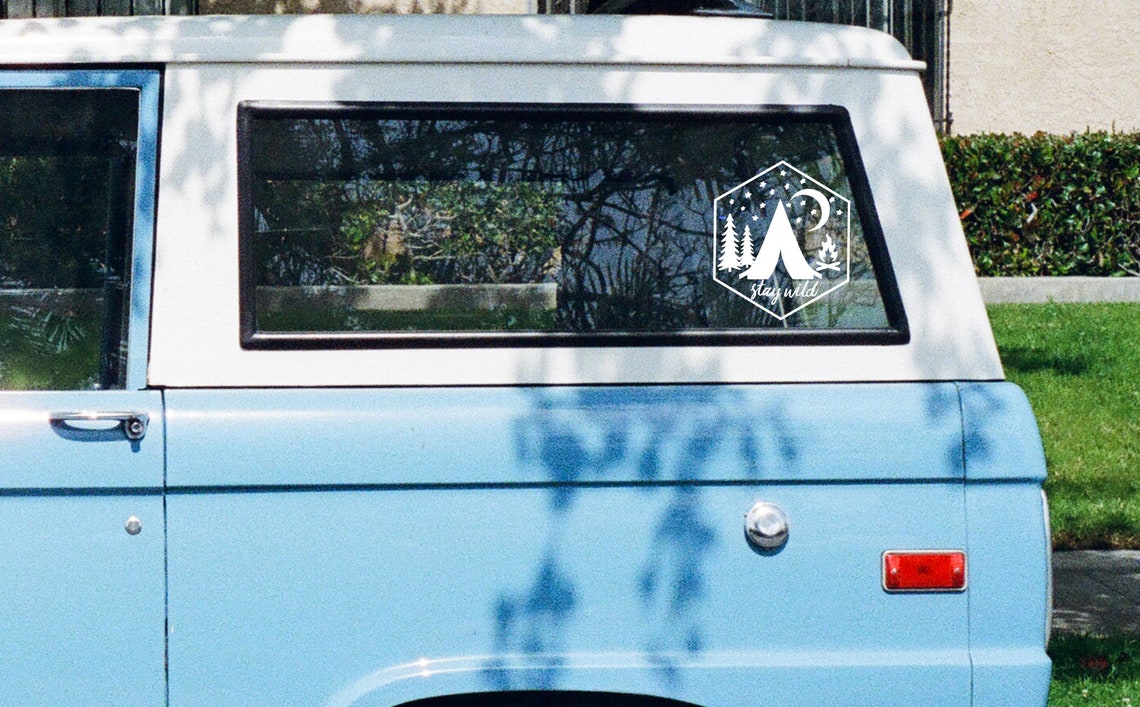 Stay Wild Vinyl Decal – Camping, Hiking, Outdoors - Etsy