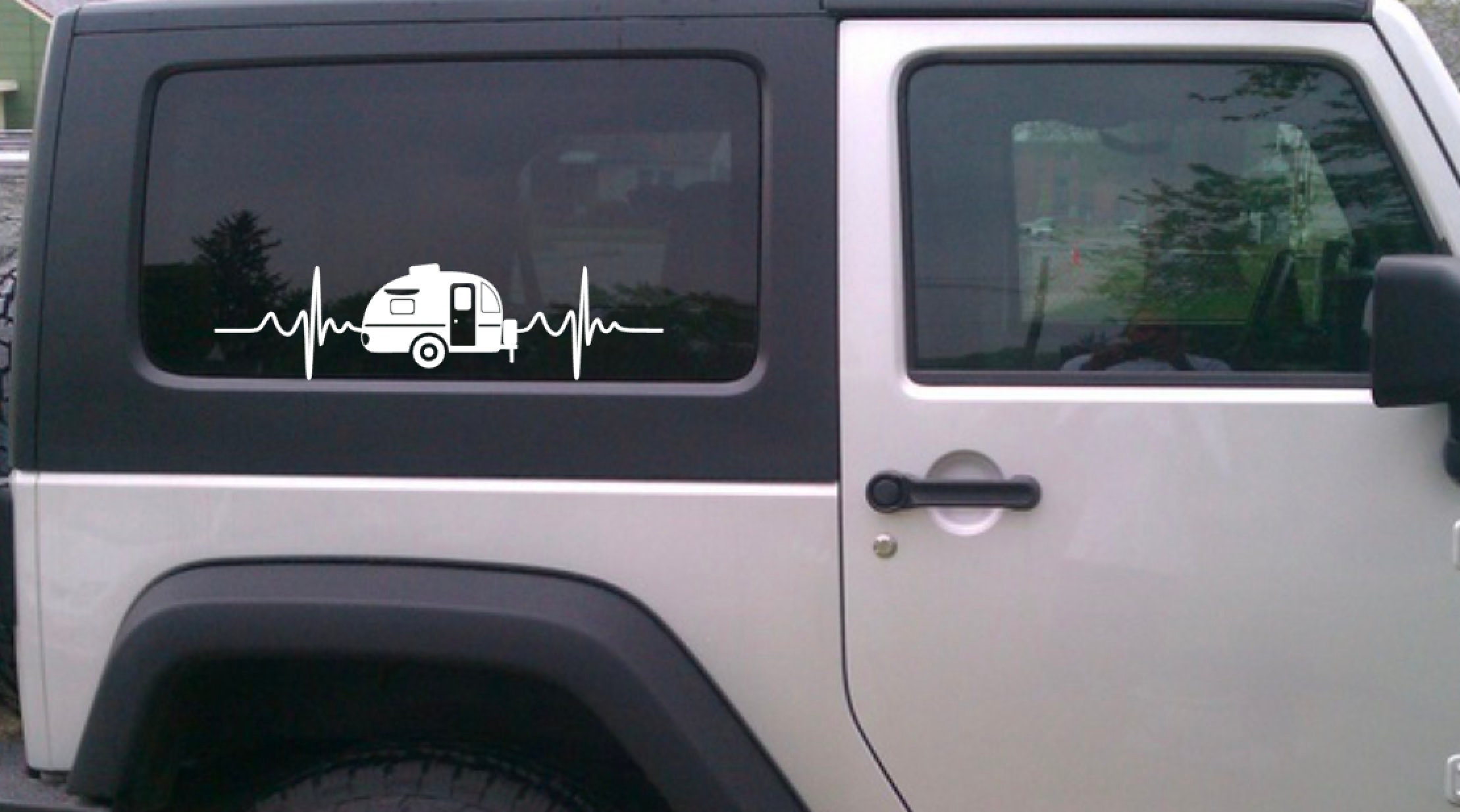 Camper Pulse Vinyl Decal Vinyl Sticker Car Window Decal | Etsy