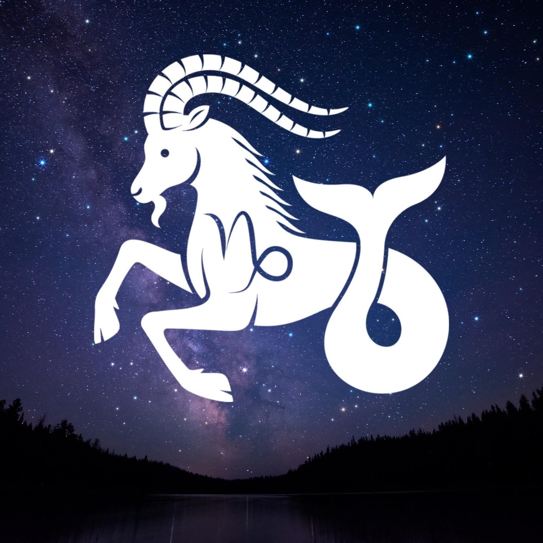 Capricorn Zodiac Vinyl Decal, Capricorn Sticker, Zodiac Sticker, Zodiac ...