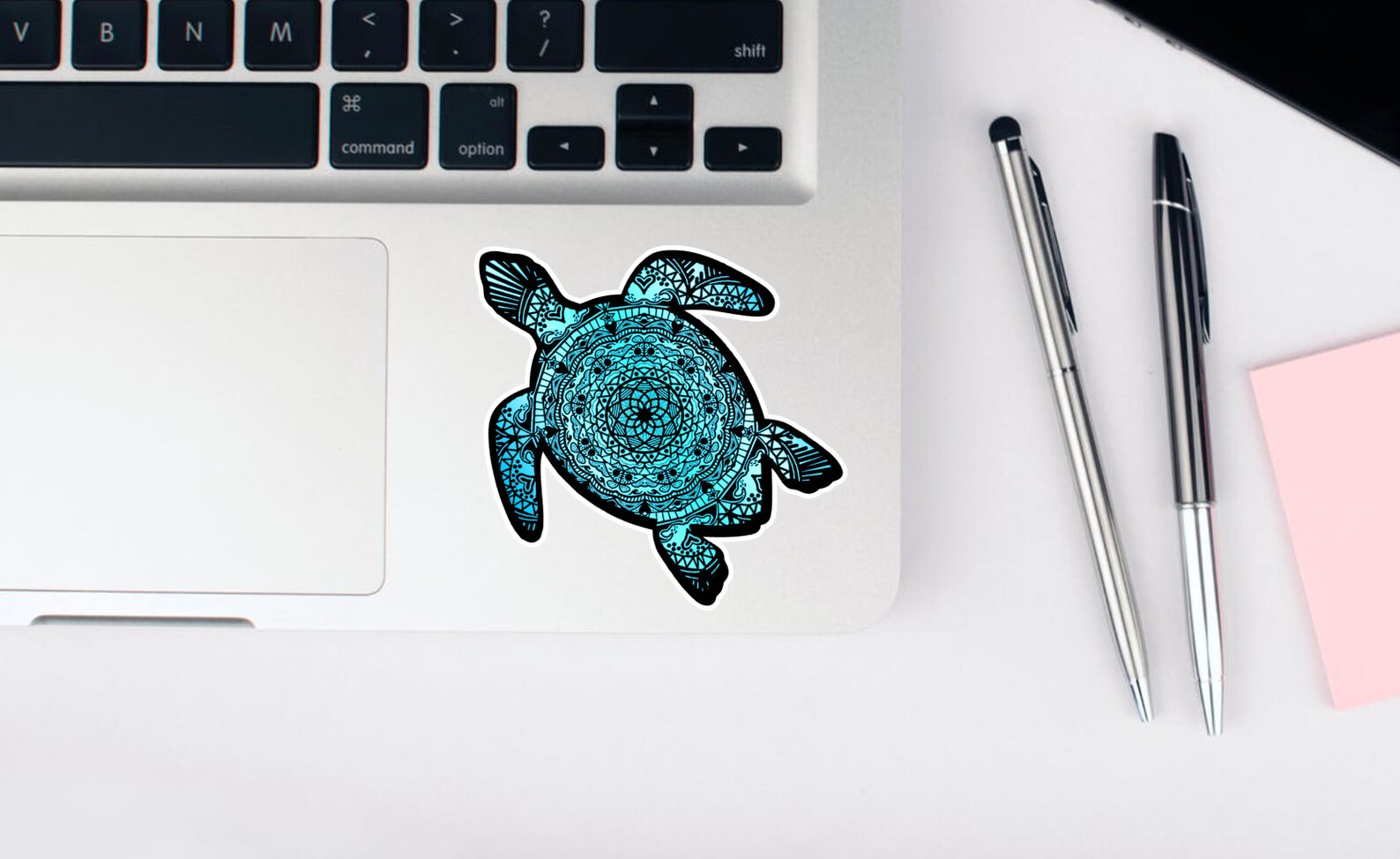 Sea Turtle Mandala Vinyl Decal – Ocean Car Window Sticker - Etsy