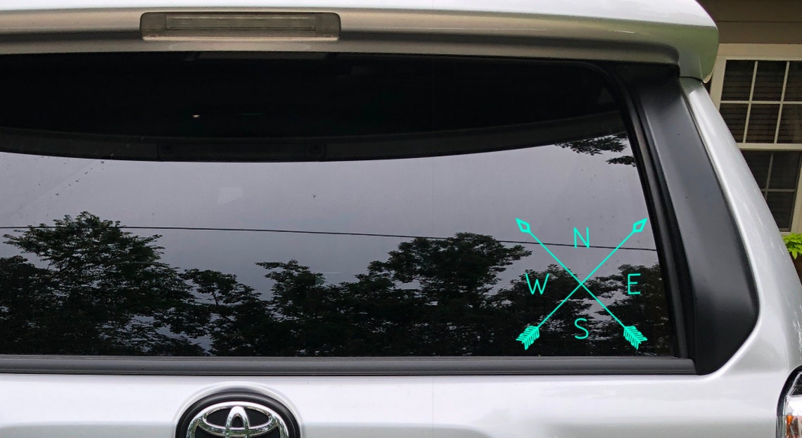 NSEW Arrow Vinyl Decal Vinyl Sticker Car Window Decal Yeti - Etsy