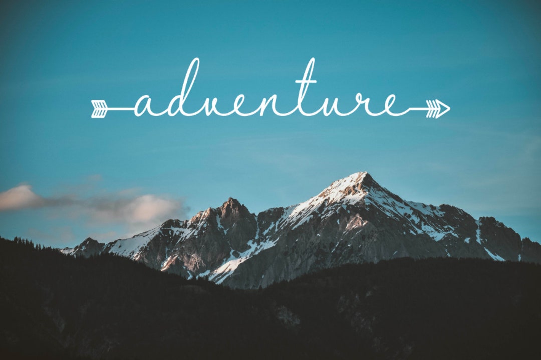 Adventure Arrow Vinyl Decal - Outdoors Car Window, Tumbler Sticker - Etsy