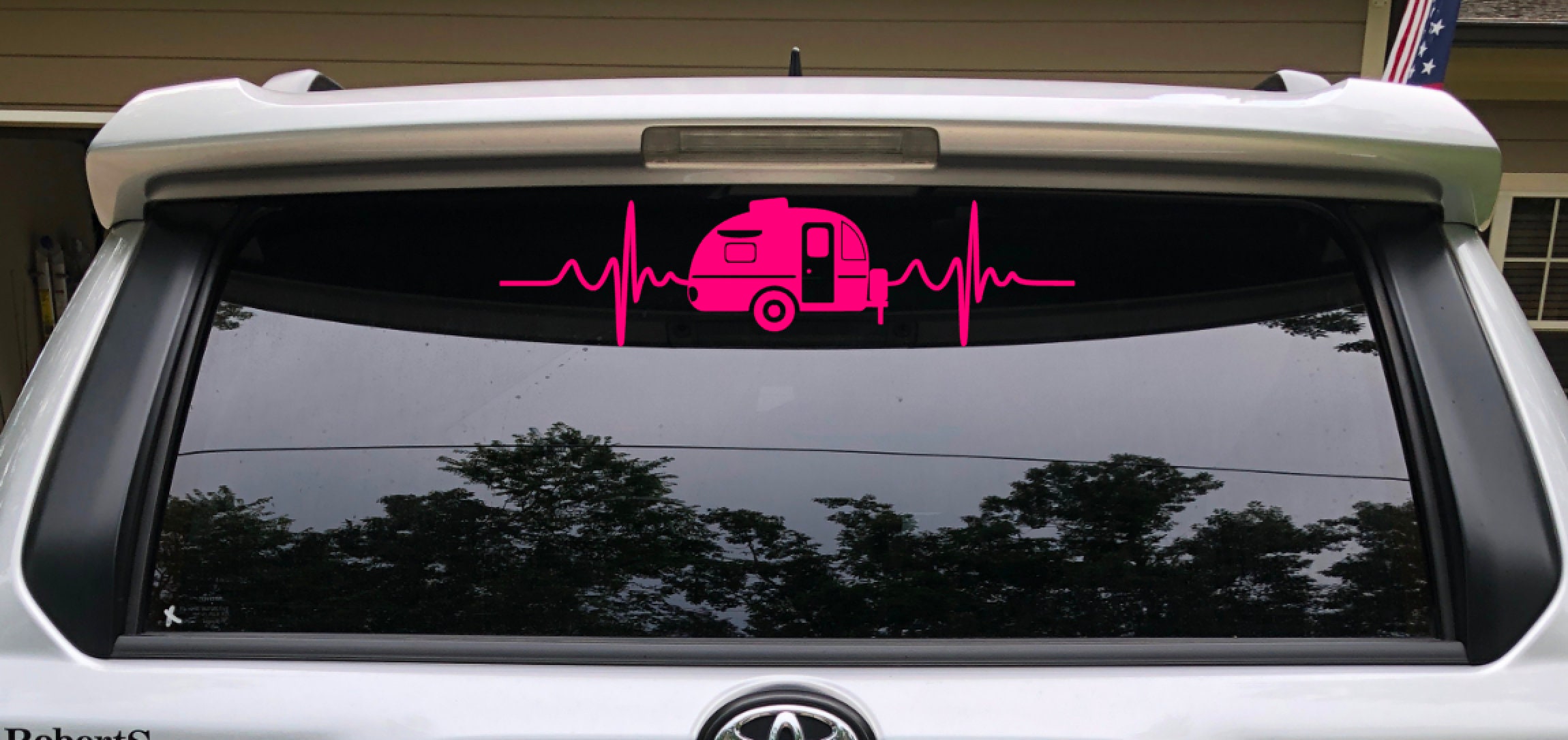 Camper Pulse Vinyl Decal Vinyl Sticker Car Window Decal | Etsy
