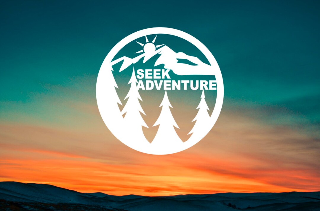 Seek Adventure Vinyl Decal – Car, Tumbler, Laptop Sticker - Etsy