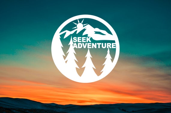 Seek Adventure Vinyl Decal Vinyl Sticker Car Window Decal - Etsy