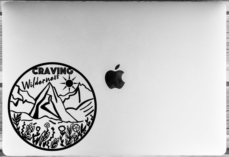 Craving Wilderness Vinyl Decal – Outdoor Adventure Sticker - Etsy