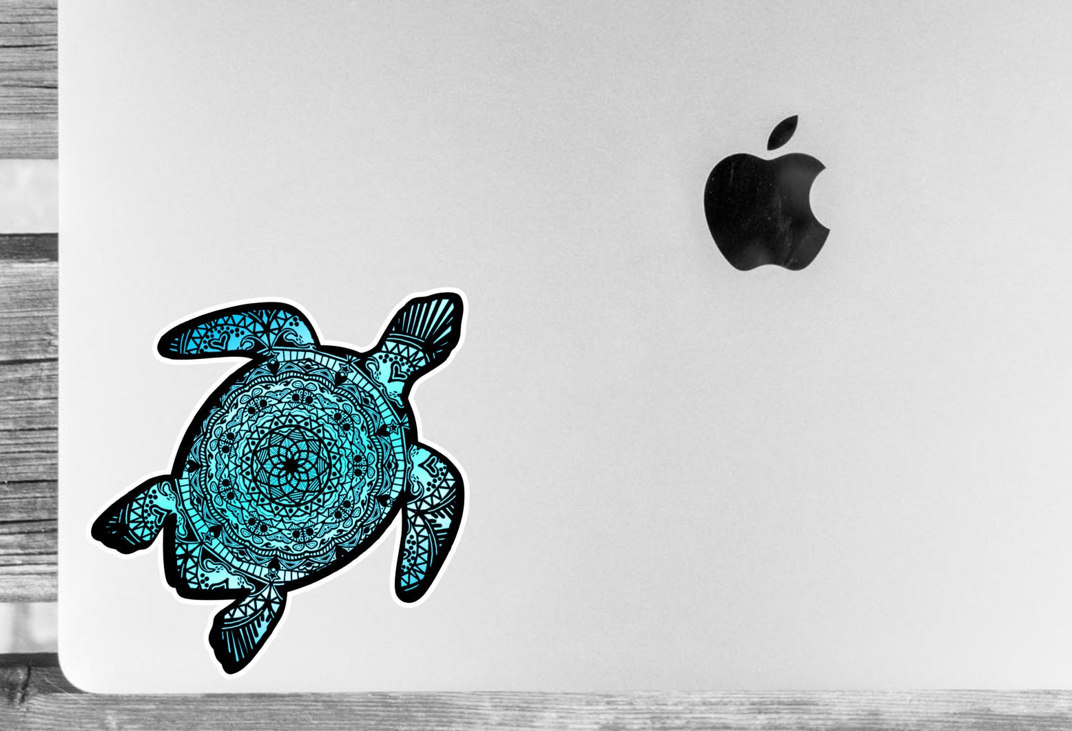 Sea Turtle Mandala Vinyl Decal vinyl Sticker Car Window - Etsy