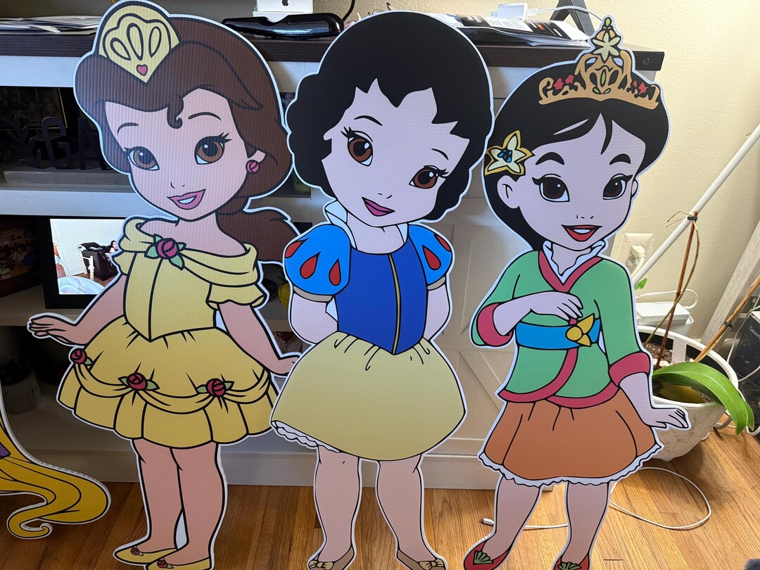 Baby Princesses Cut Outs - Etsy