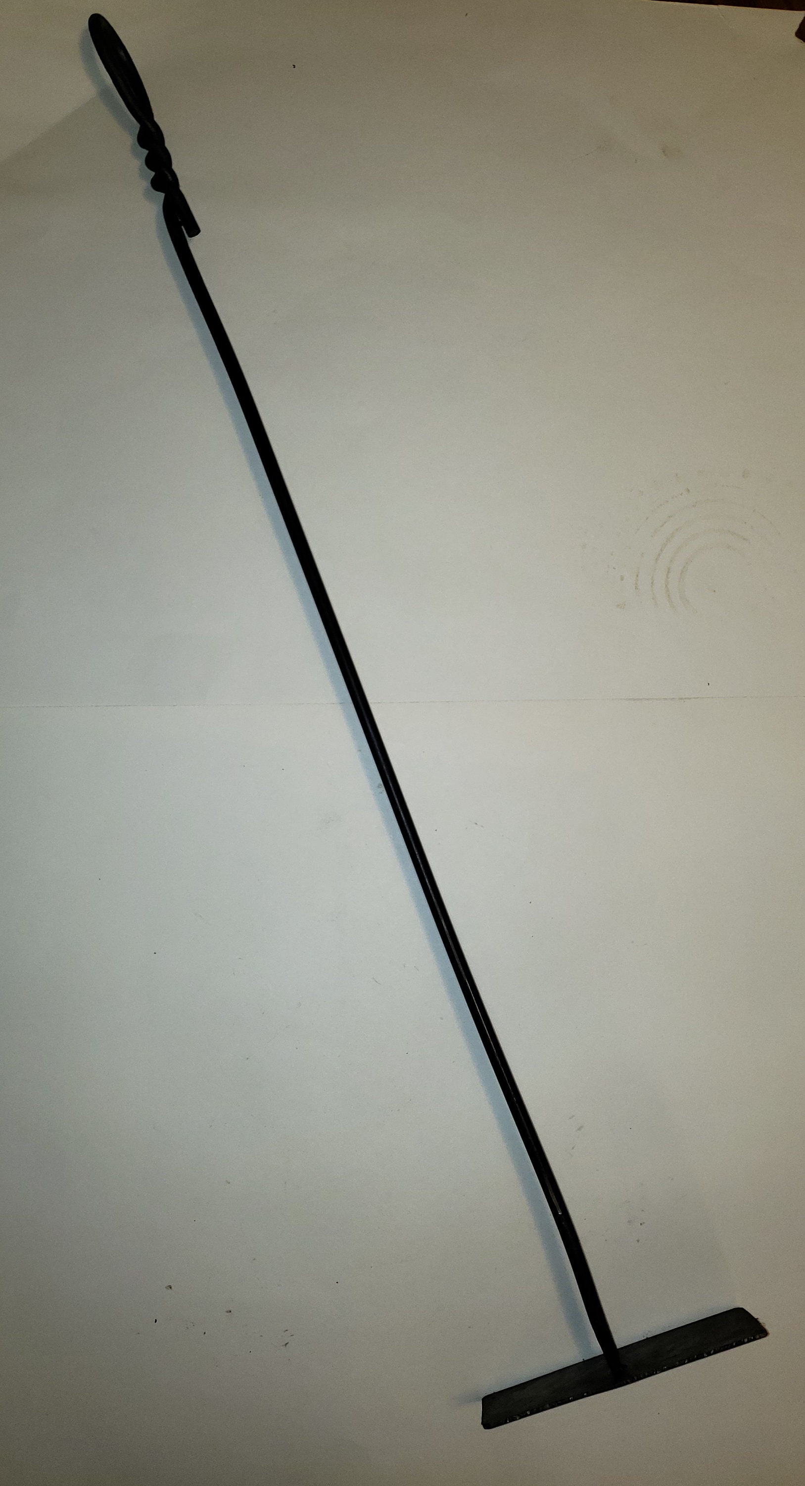 Blacksmith Made Ash Rakewith Twisted Handle - Etsy